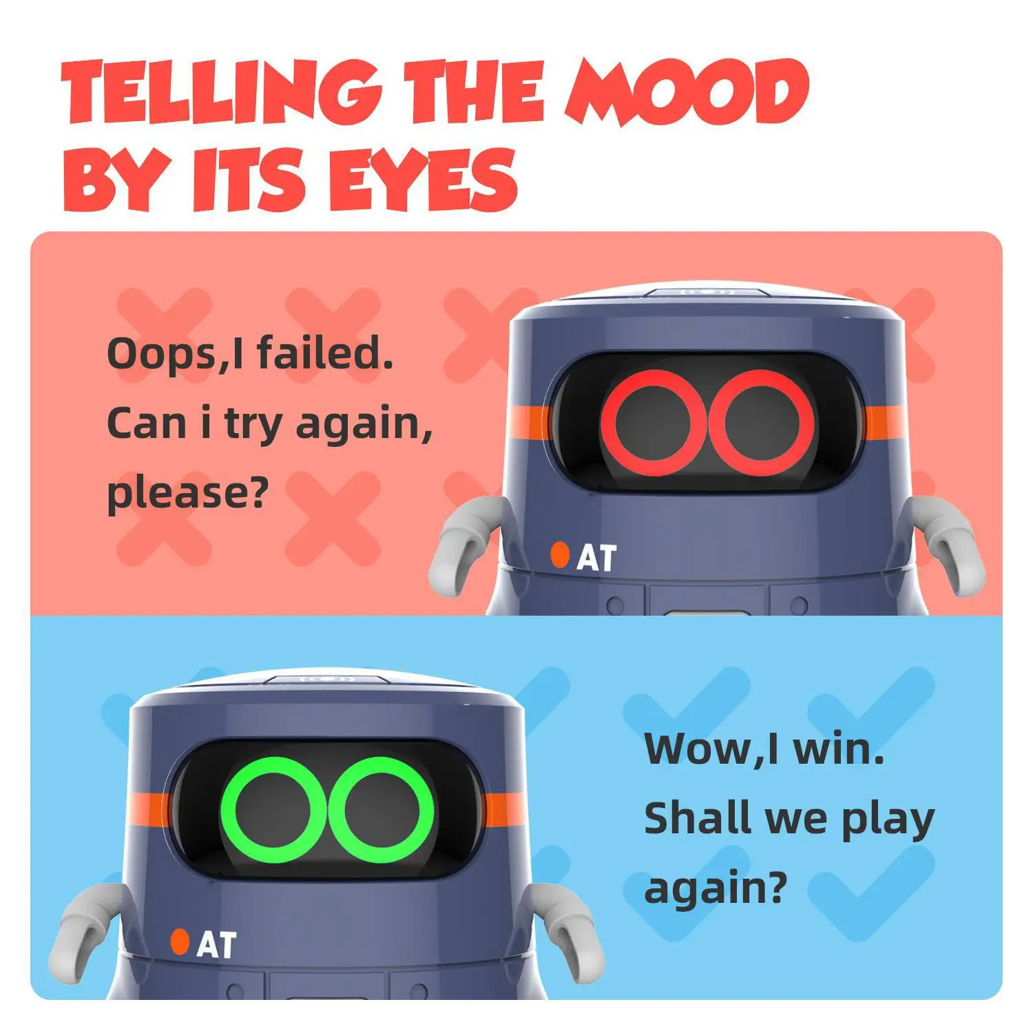 AI Smart Robot Small Talking Robots to Human Interaction With Dancing ...