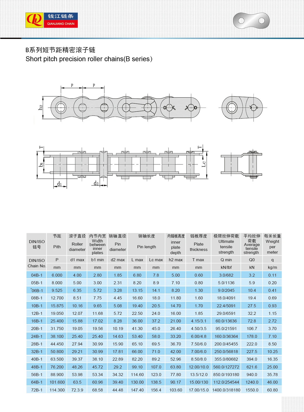 Factory Direct Sales Din Standard 16b Transmission Roller Chain - Buy ...