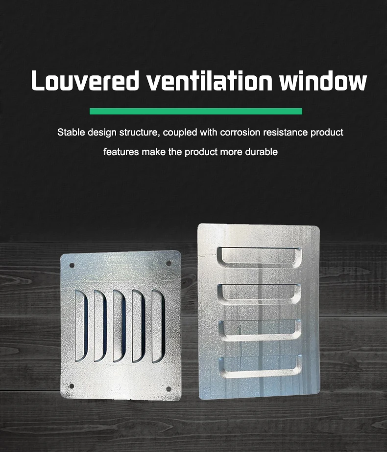 Louver Wooden Box Ventilation Panel Galvanized Iron Sheet Air Vent ...