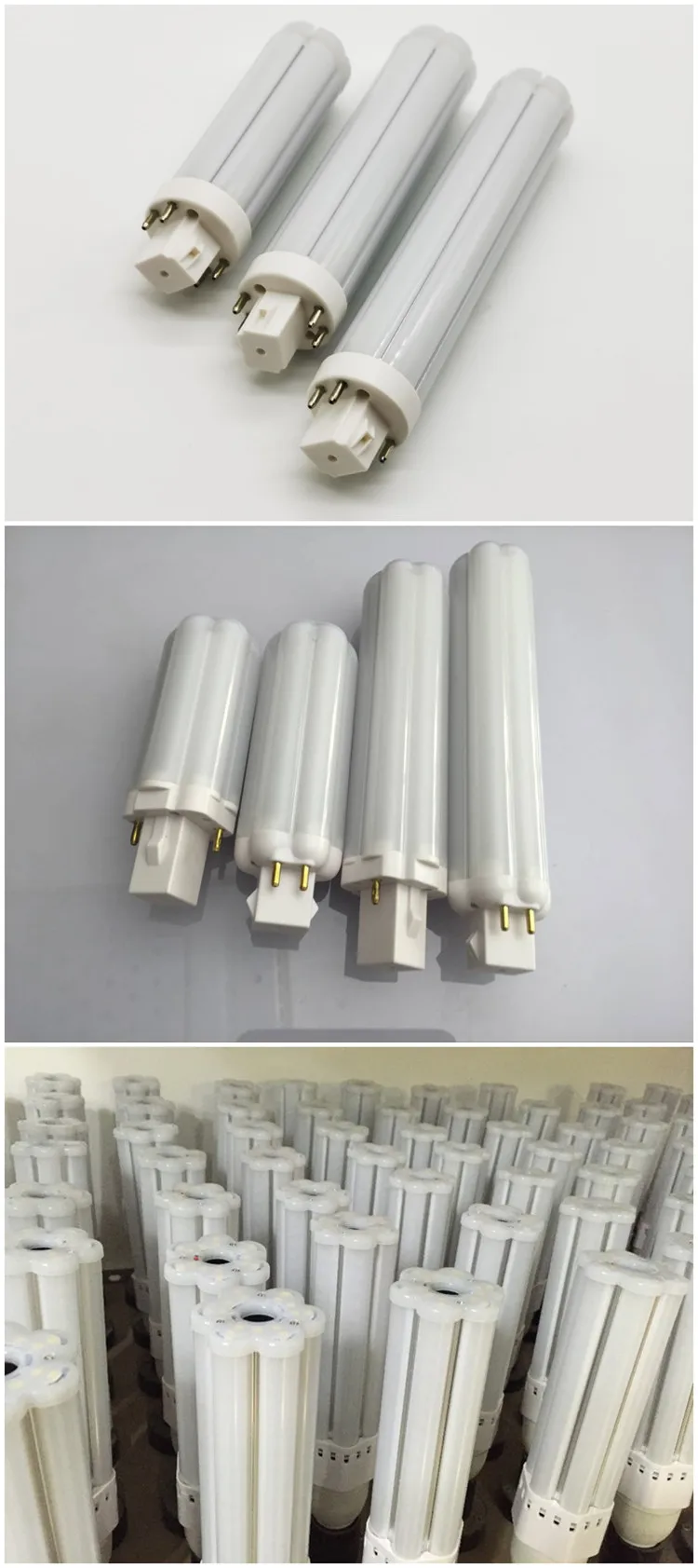 2 Pin 4 Pin GX24 G24 G24Q LED PL Lamp - 50000 Hours Lifespan
