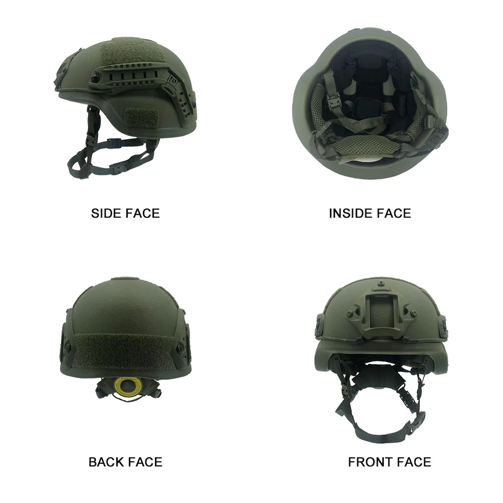 Aholdtech ATBH-M-E02 Tactical MICH Low Cut Helmet - Ideal for Army ...