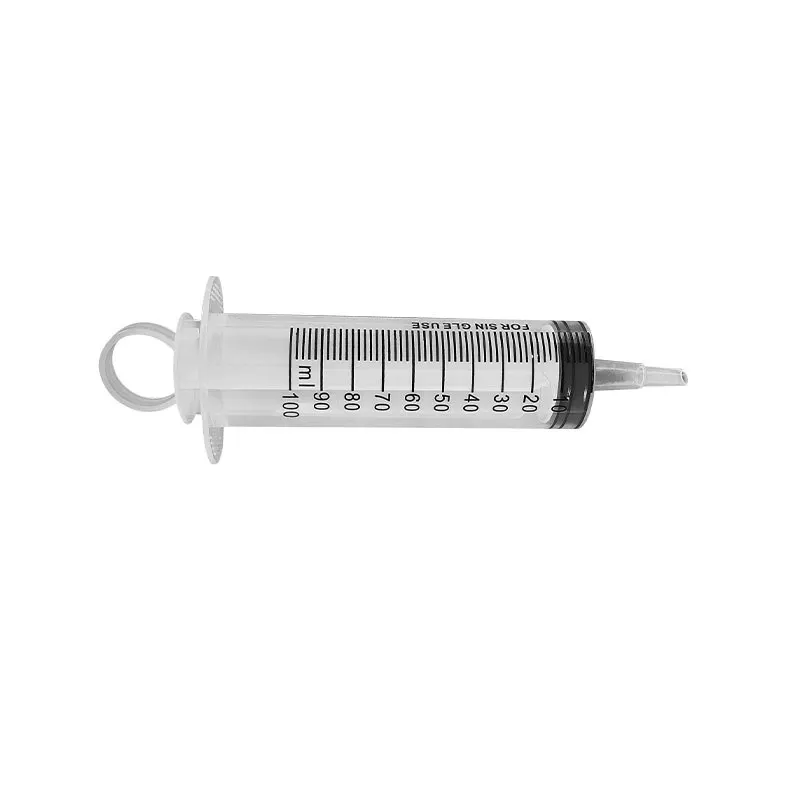 100ml Large Caliber Dispensing Syringe - Transparent PVC