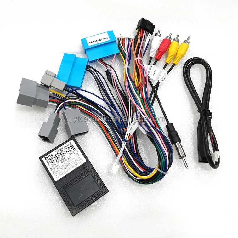 Car 16pin Android Stereo Power Wiring Harness With Canbus Box For Honda ...