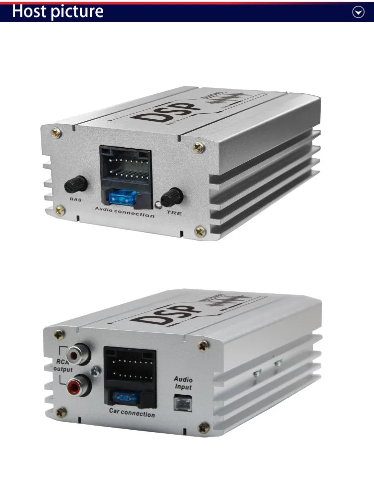 Wiring Harness 4x50w Car Dsp Amplifier With Android Software App Car ...