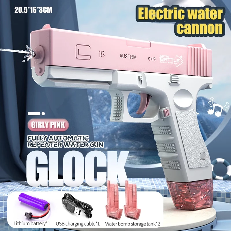 Wholesale Glock Water Gun Toy Desert Eagle Guns Water Bullet Children ...