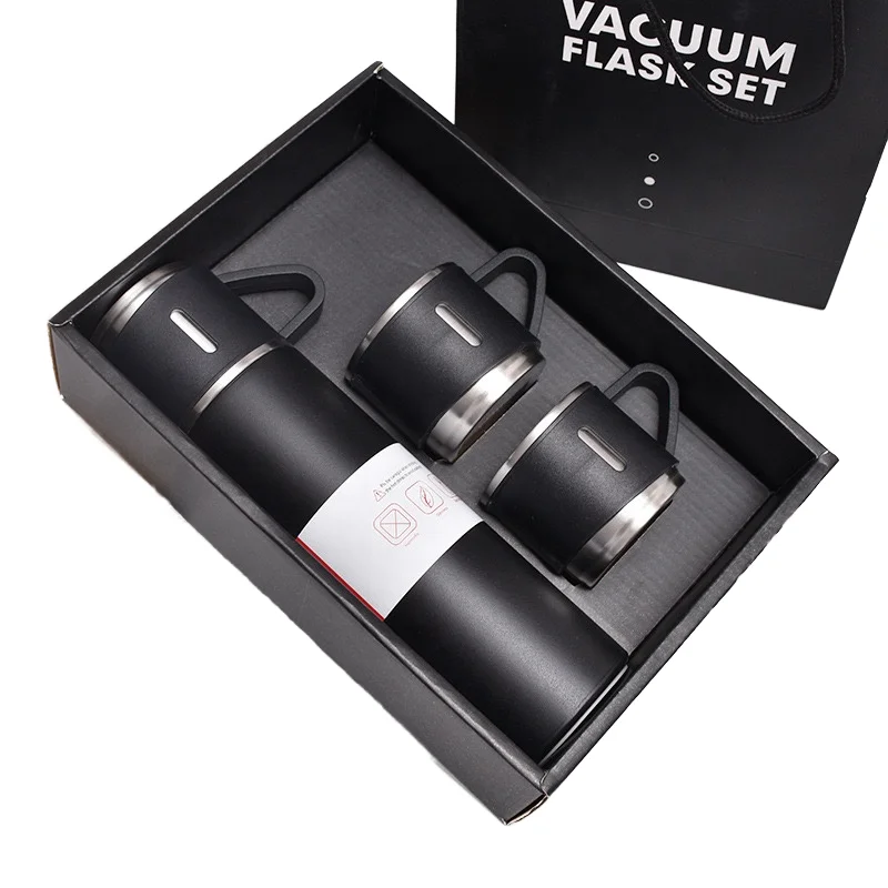 500ML Stainless Steel Vacuum Flask Gift Set Office Business Style ...