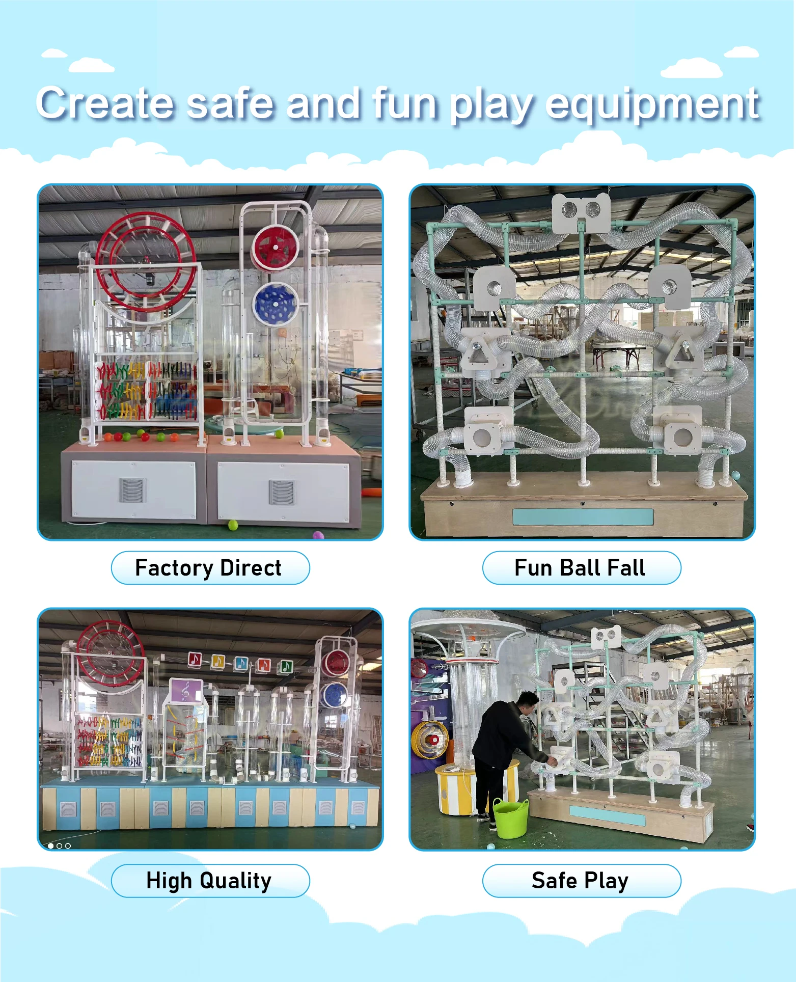 Interactive Wall Ball Panels - Educational Fun for Kids