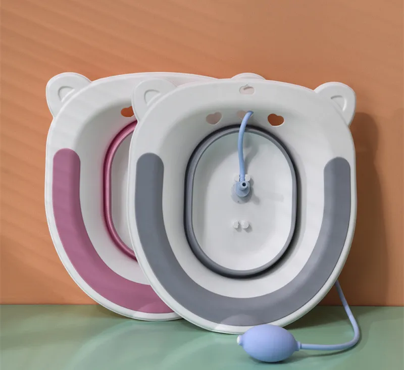 Foldable Squat Free Sitz Bath Sitz Bath Basin To Treat Postpartum ...