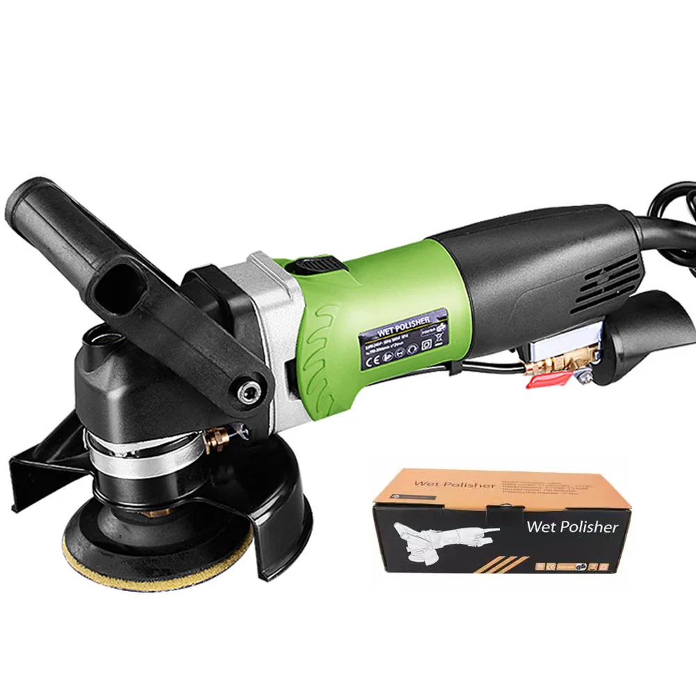 800w Variable Speed Polisher 5 Inch Granite Marble Wet Polishing ...