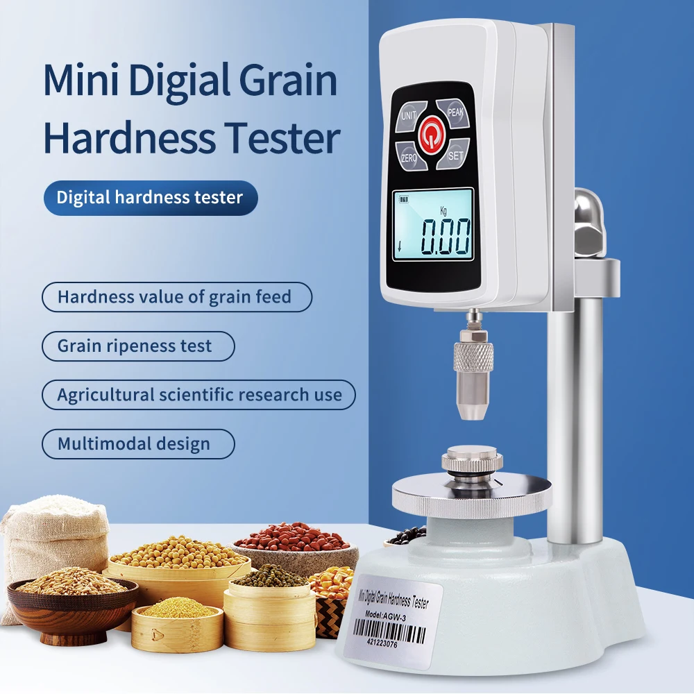 Mini Digital Grain Hardness Tester Lcd Large Screen 20kg /196n Grain ...