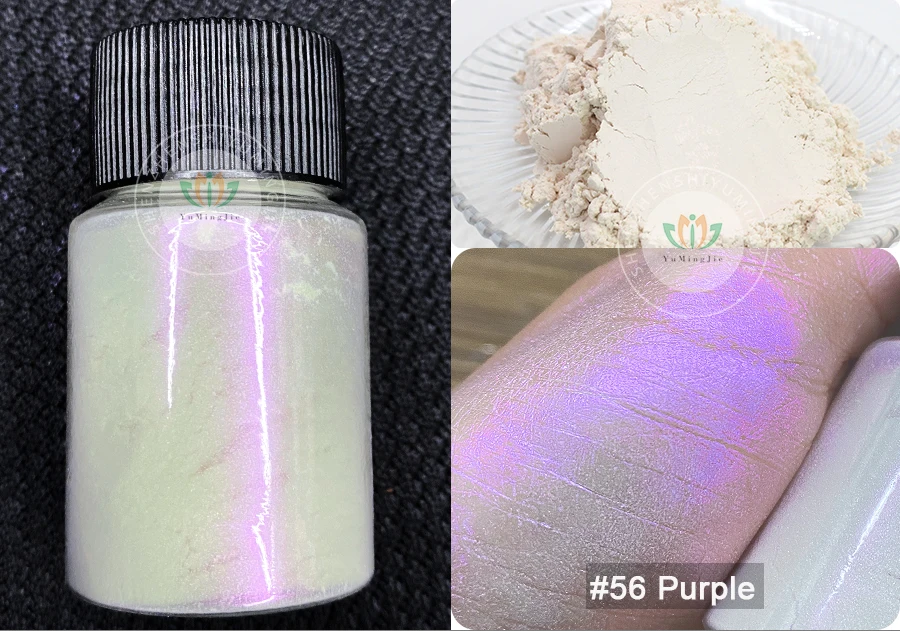 Rainbow Color Natural Pearl Pigment Set Interference Mica Powder ...