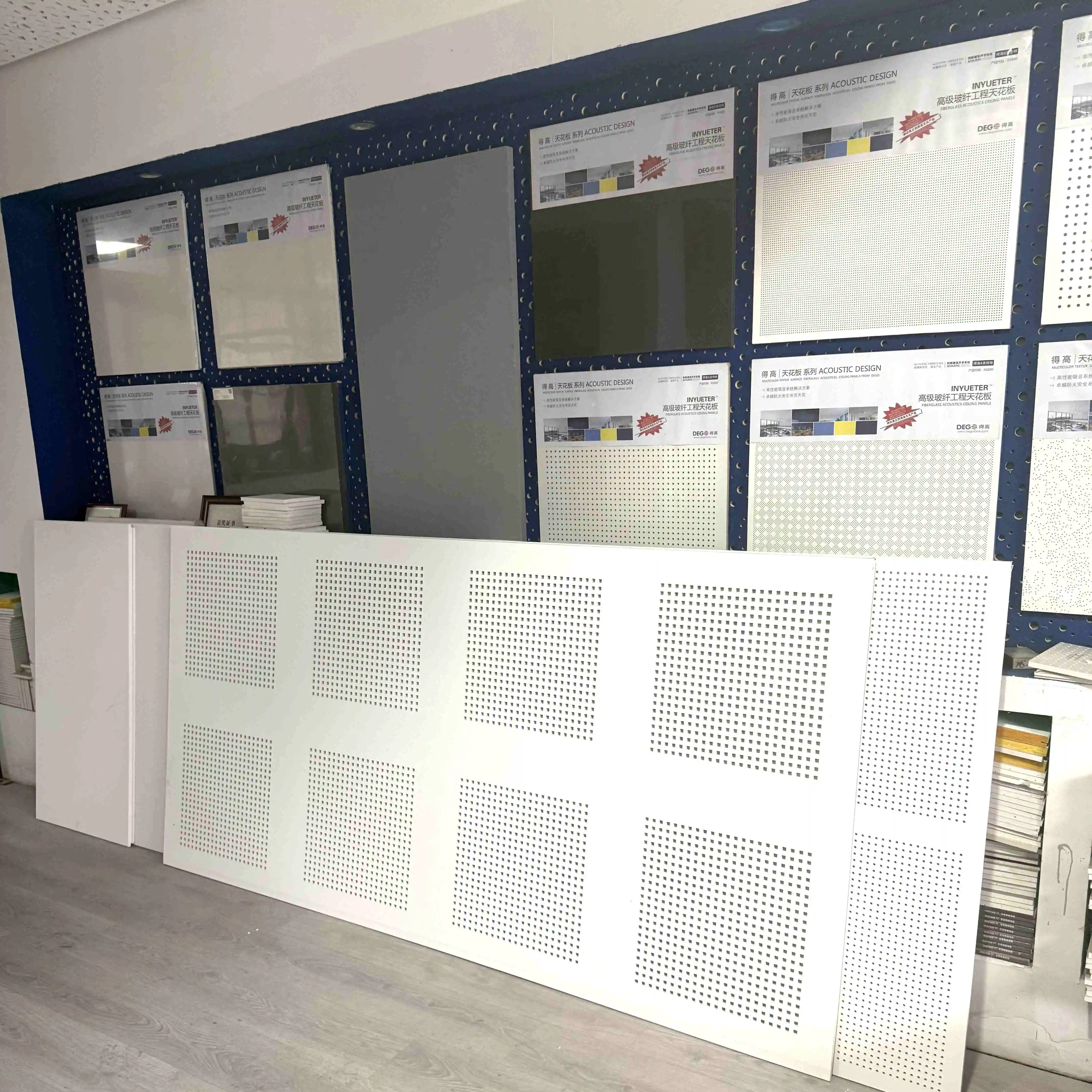 Perforated Plasterboard.acoustical Acoustic Gypsum Board Ceiling Panel ...