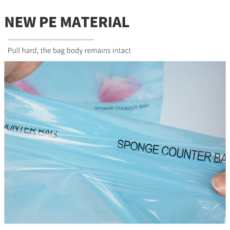 Custom Disposable Plastic Surgical Sponge Counter Bag - Medical Gauze ...