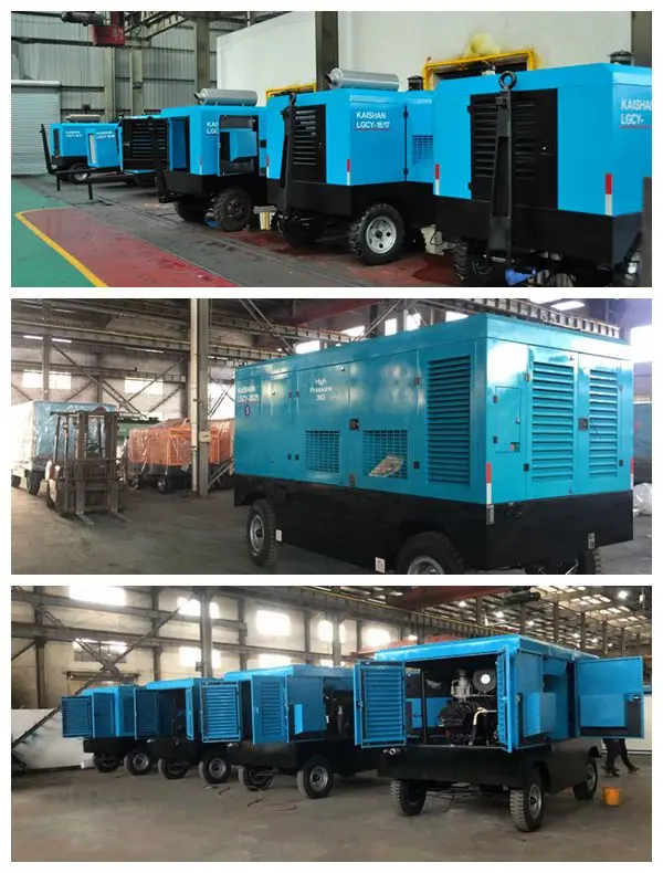 200 CFM Air Compressor Diesel - Ideal for Pneumatic Jack Hammer Use