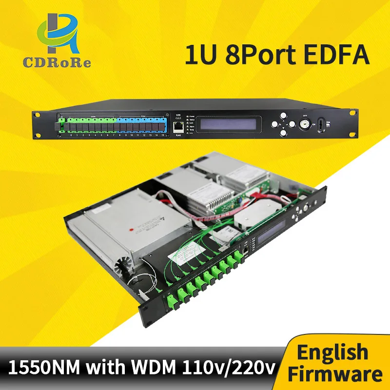 Tplk Ftth 1550nm Optical Amplifier Catv Edfa 8 Port Edfa Fiber Optical Amplifier With Wdm - Buy ...