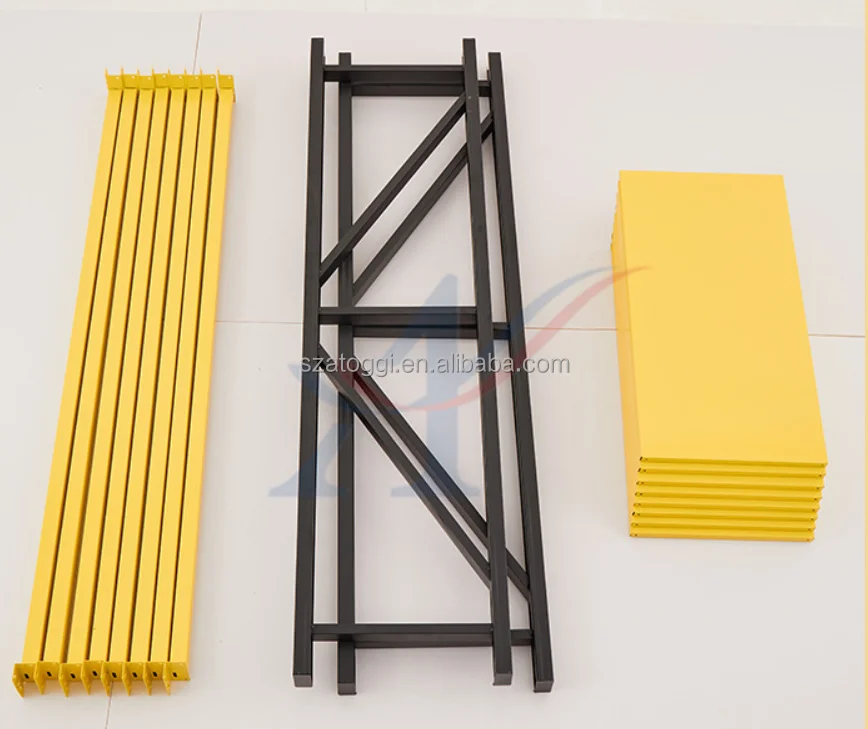 Factory Metal Boltless Stacking Rack Industrial Warehouse Storage Racks ...