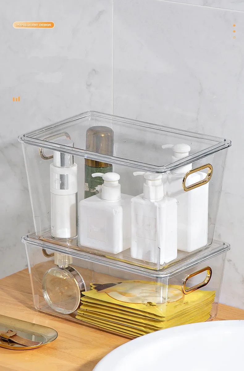 Stackable Luxury Plastic Clear Acrylic Cosmetics Makeup Storage ...