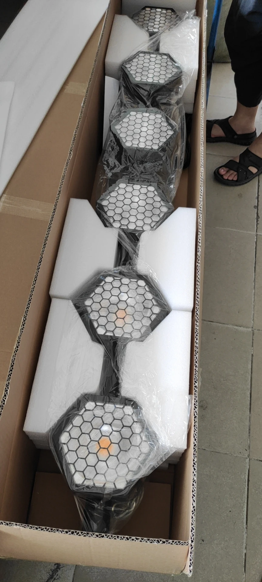 Grace Smd5050 Rgb Ktv Dj Hexa Stage Light 6-line Led Retro Stage ...