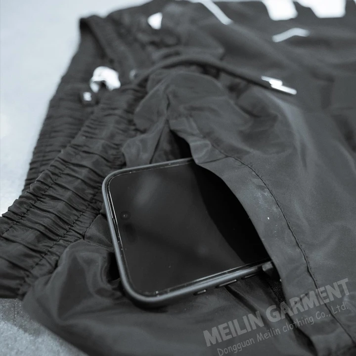 Design Polyester Letter 3M Reflective Nylon Pants