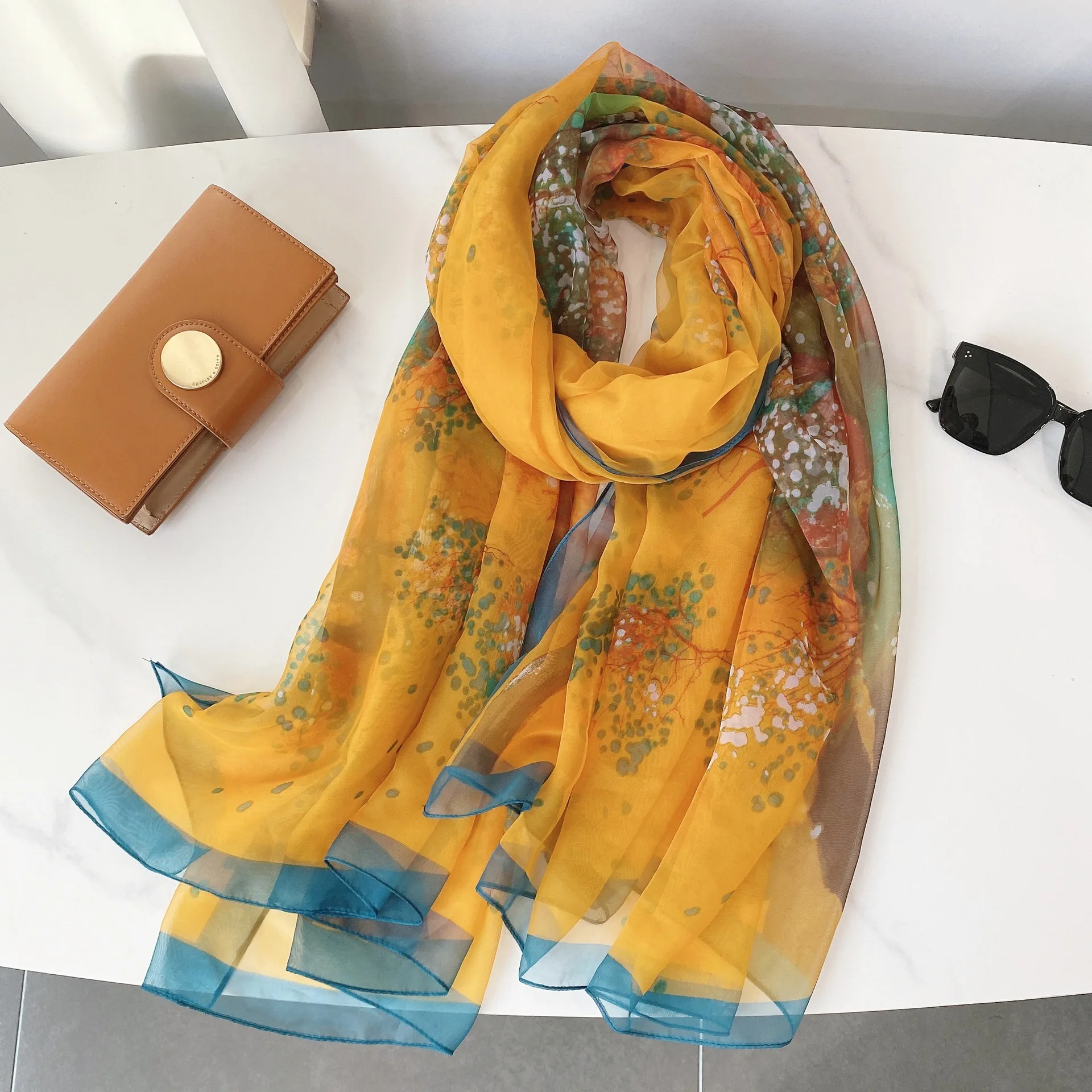 New Fashion Silk Designer Scarves for Women - Spring/summer