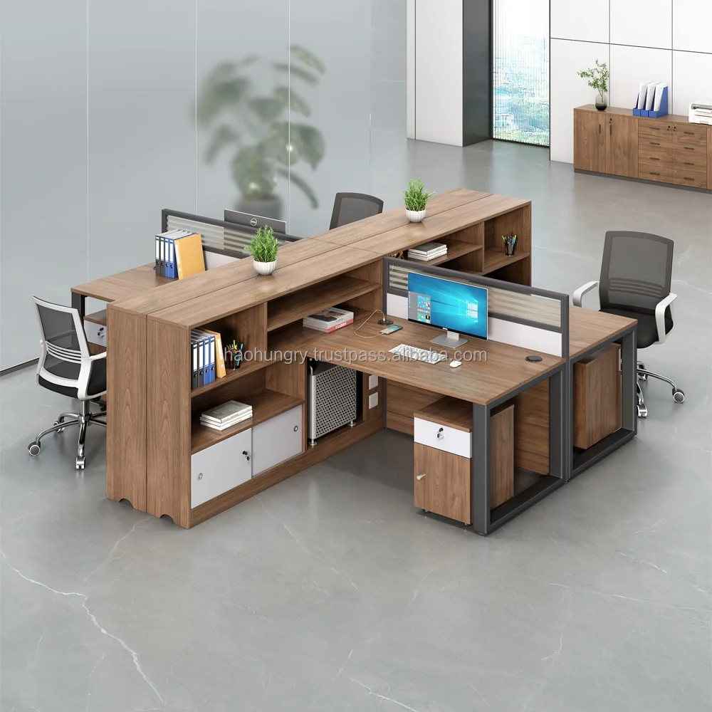 Modern Commercial Office Furniture Home Workstation Computer Table ...