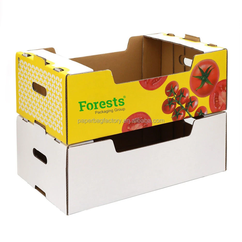 Manufacturer Oem Durable Fruit Carton Waterproof Waxed Coating Full ...