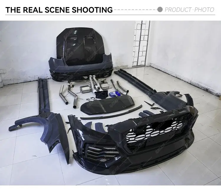 High Anastomosis Carbon Fibre Bodykit For Audi Rsq8 Bodykit Upgrade M ...