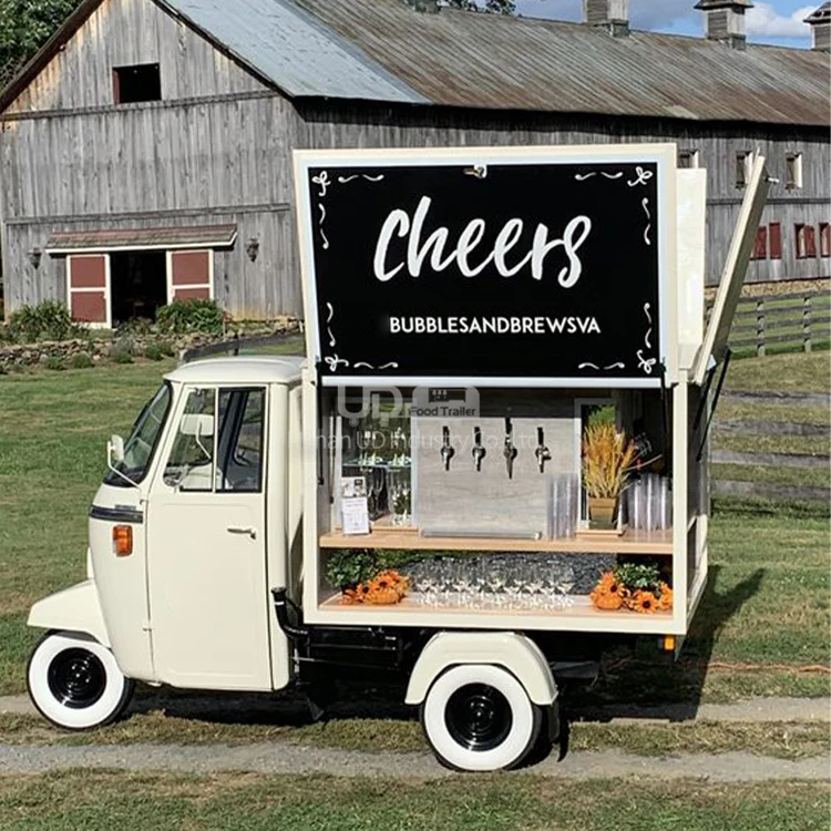 Mobile Bar Truck - Vintage Snack Food Van & Ice Cream Cart