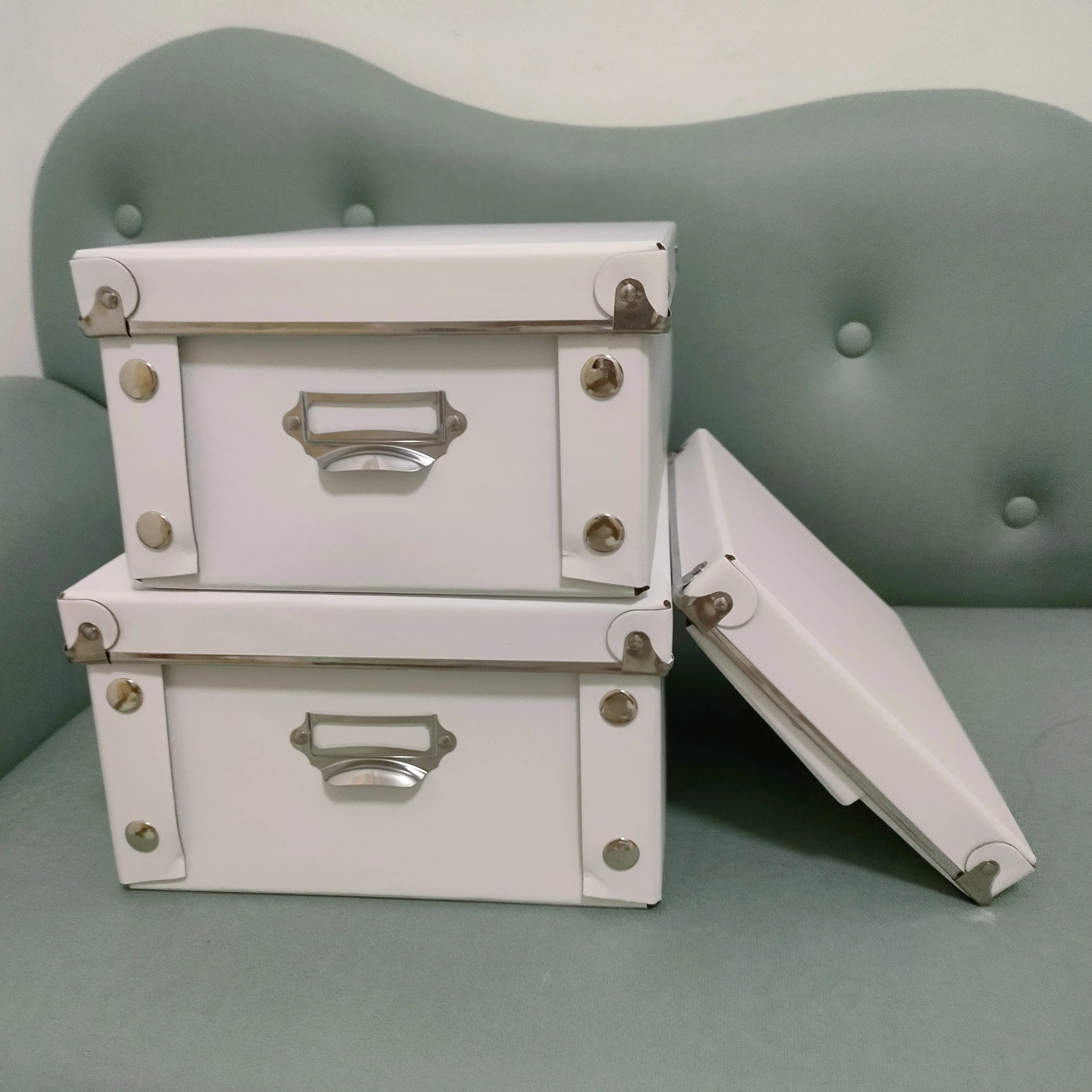 Luxury Recycled Paper Gift Box Single-side Coated Cardboard Folded ...