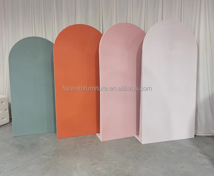 Wedding Decoration Ripple Plinth Stand - Acrylic Panel