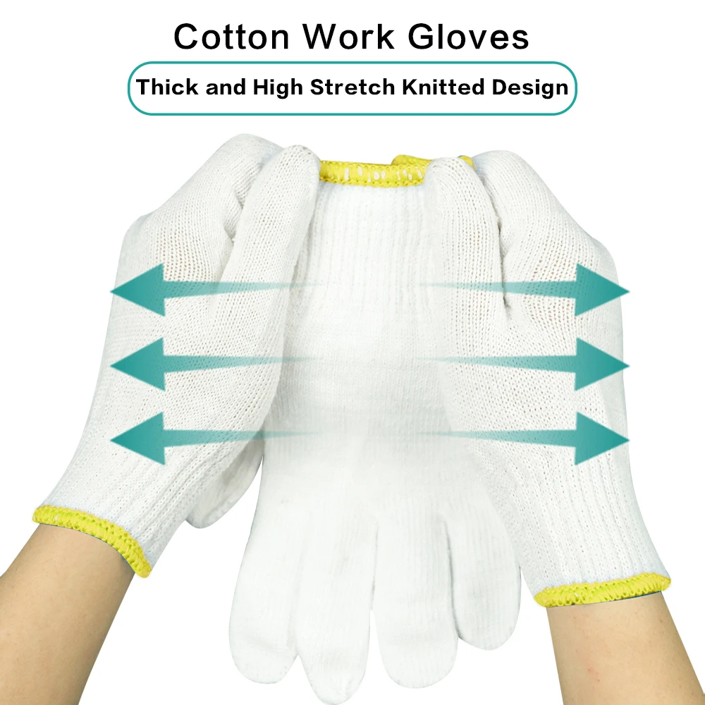 High Quality Cheap Men Women Knitted Labor Protection Gardening Safety ...