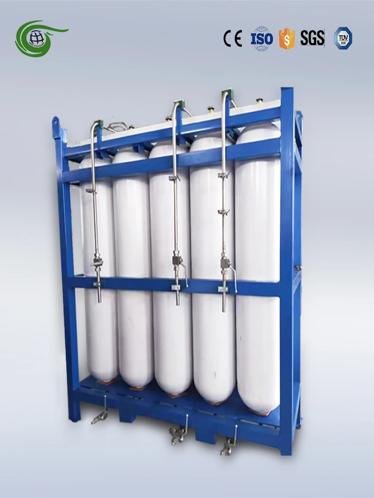 30 Tubes CNG Gas Cylinders Storage Cascade - Efficient Filling