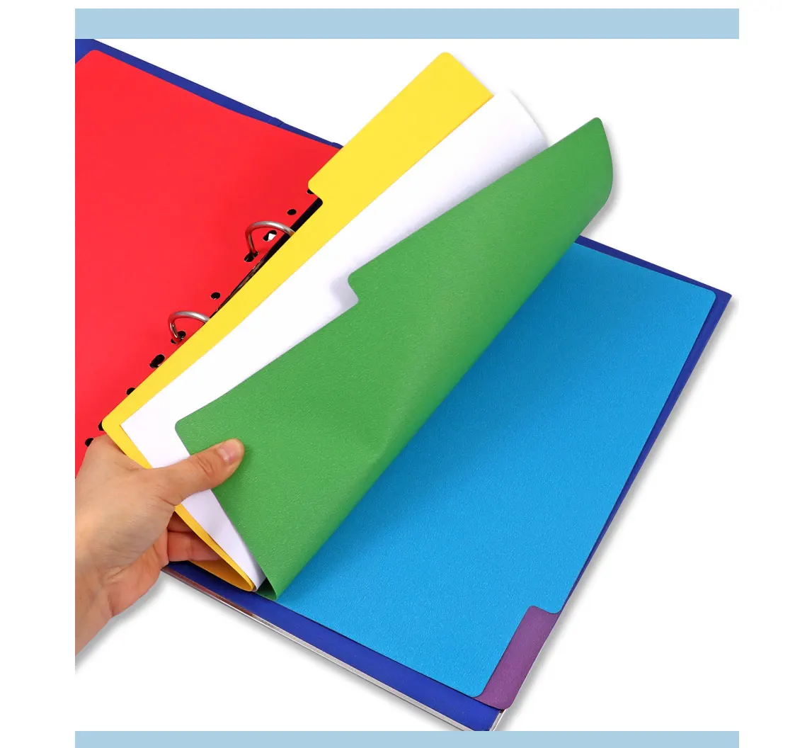 Foska A4 Assorted Color Paper Index Dividers - Reliable Quality