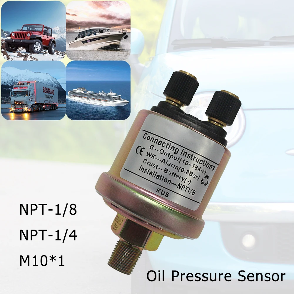 KUS Mechanical Oil Pressure Sensor - Universal Fit