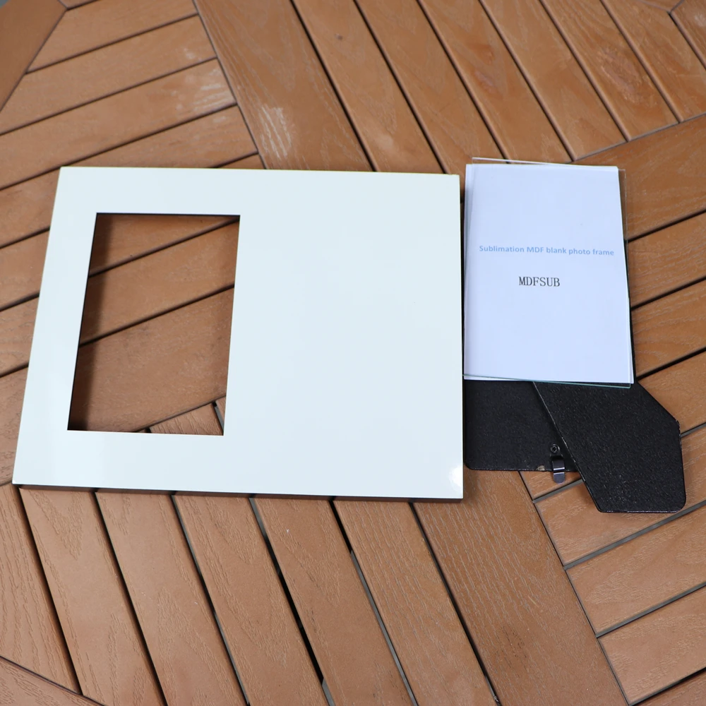 MDFSUB Manufacturer 8x10" MDF Blank Photo Frame for Sublimation