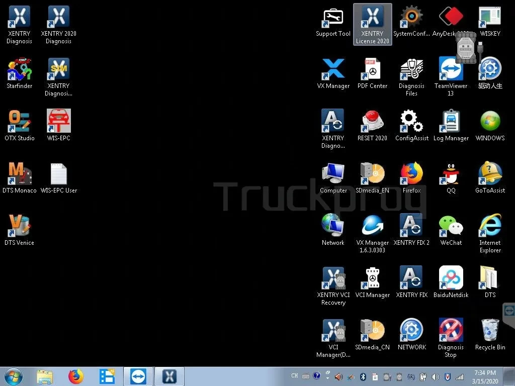 CF53 Laptop+mb Fuso CAN BUS Diagnostic Tool C6 Xentry