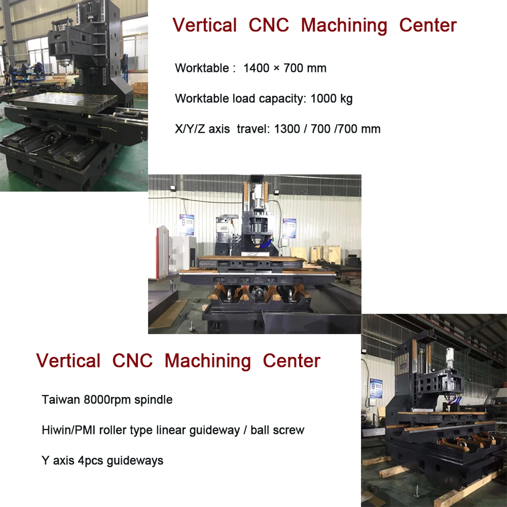 Cnc Casting Bed Vmc Vertical Cnc Machining Center 1300*800*800mm Model ...