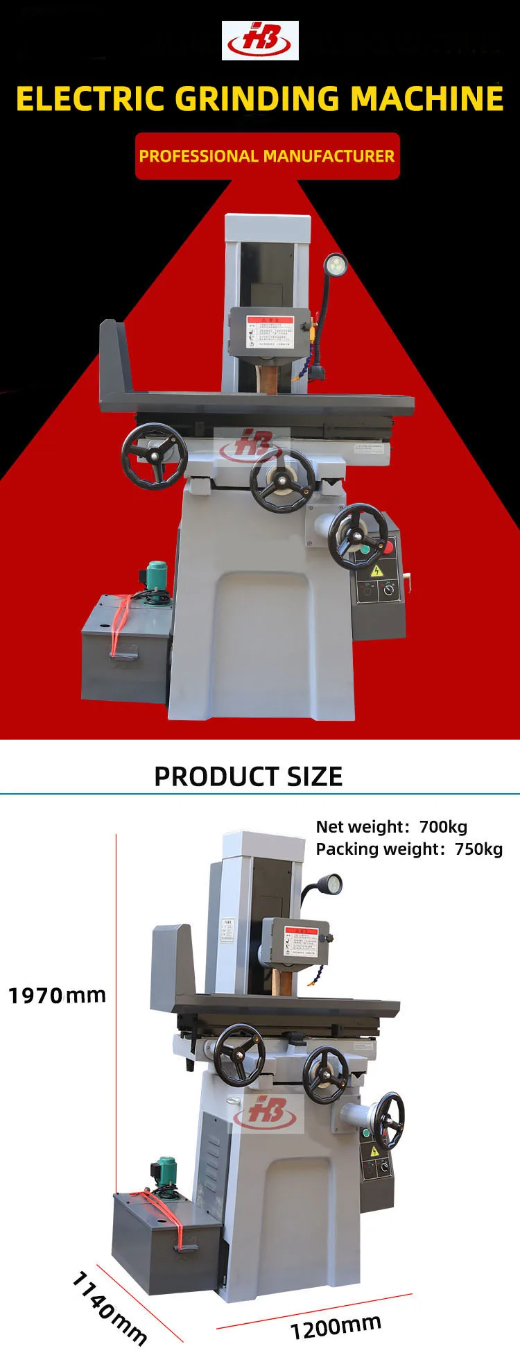 Xy Automatic Feed Electric Surface Grinding Machine - High Precision ...