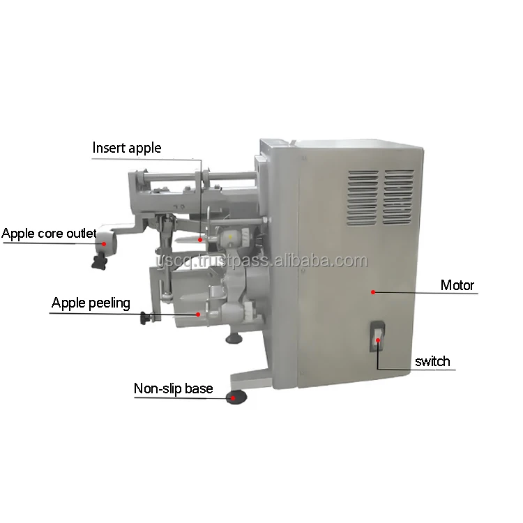 Garlic Grading Machine Commercial Apple Peeler And Corer Slicer Papaya ...