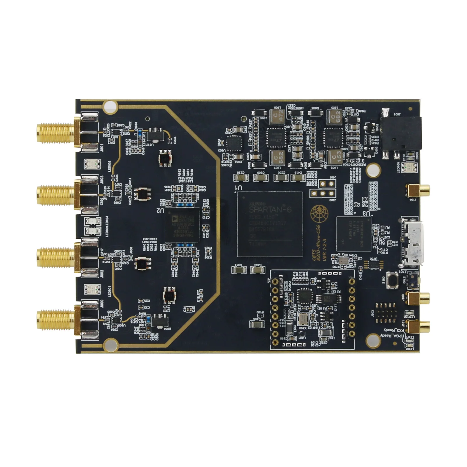 HamGeek USRP B210-MICRO V1.2 SDR Radio 70MHz-6GHz, USB 3.0, GNU Radio ...