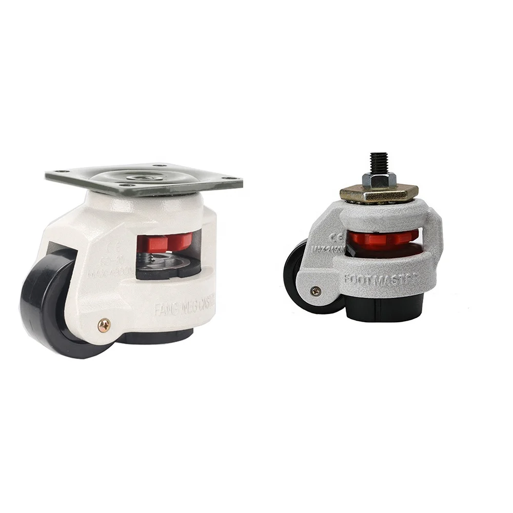 Foot Master Adjustable Caster Swivel Leveling Caster With Adjustable ...