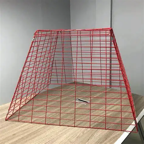 Foldable Metal Chicken Coop Flying Pen Run Enclosure Poultry Crate Pet ...