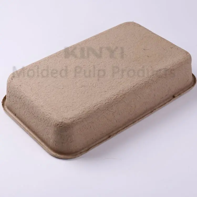 Waterproof Biodegradable Paper Pulp Molded Disposable Cat Litter Box ...