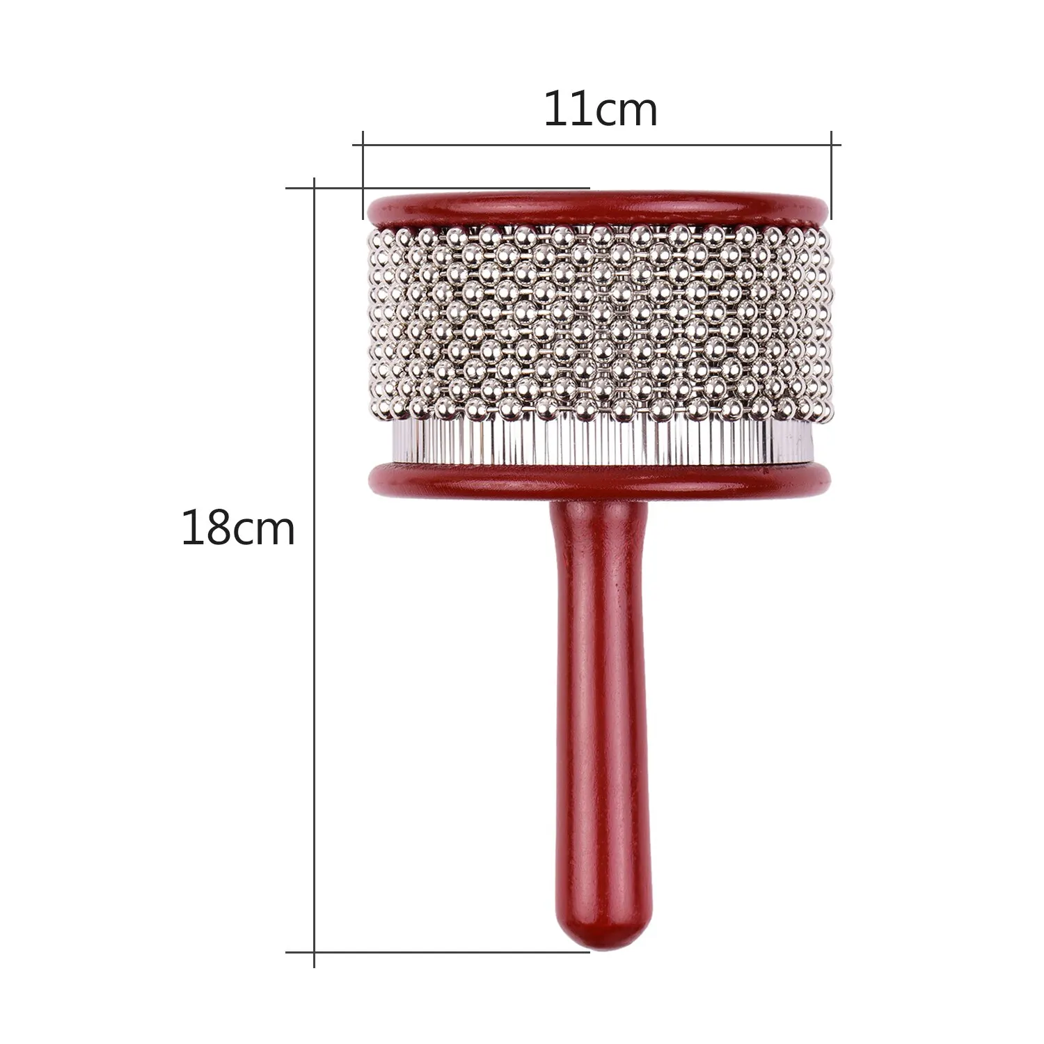 Montessori Wooden Kabasa Percussion Musical Instrument Metal Beaded ...