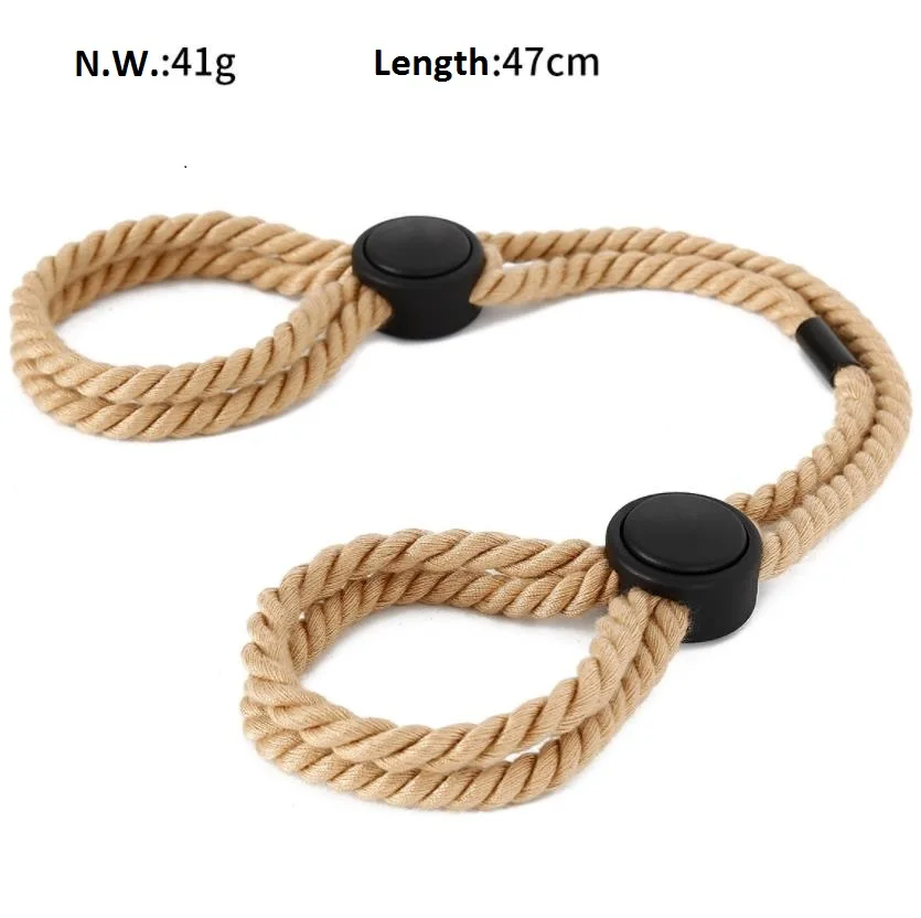 Bdsm Cotton Rope Bondage Handcuff Foot Ankle Chain Cord Guiding Adult ...