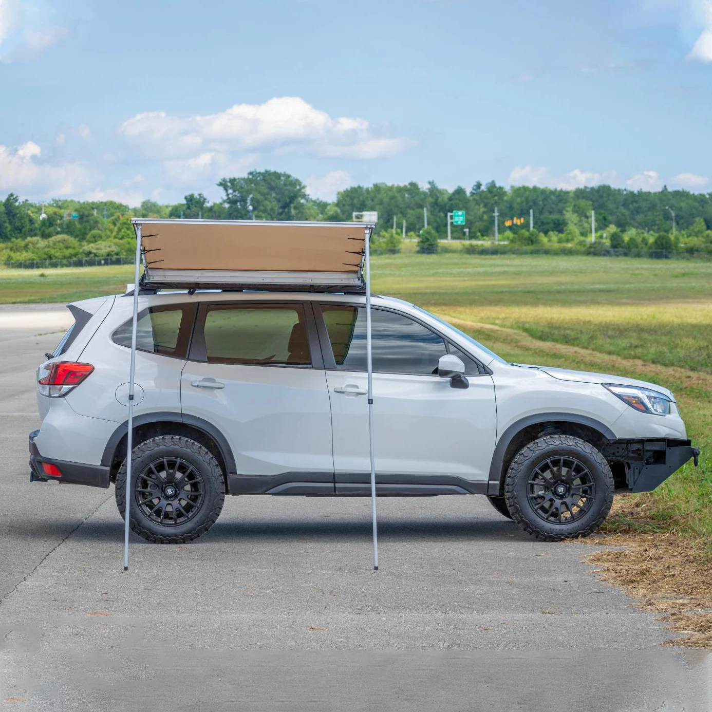 2.5x2.5m Car Awning Rainproof Camping Equipment Outdoor Car Side Tent ...