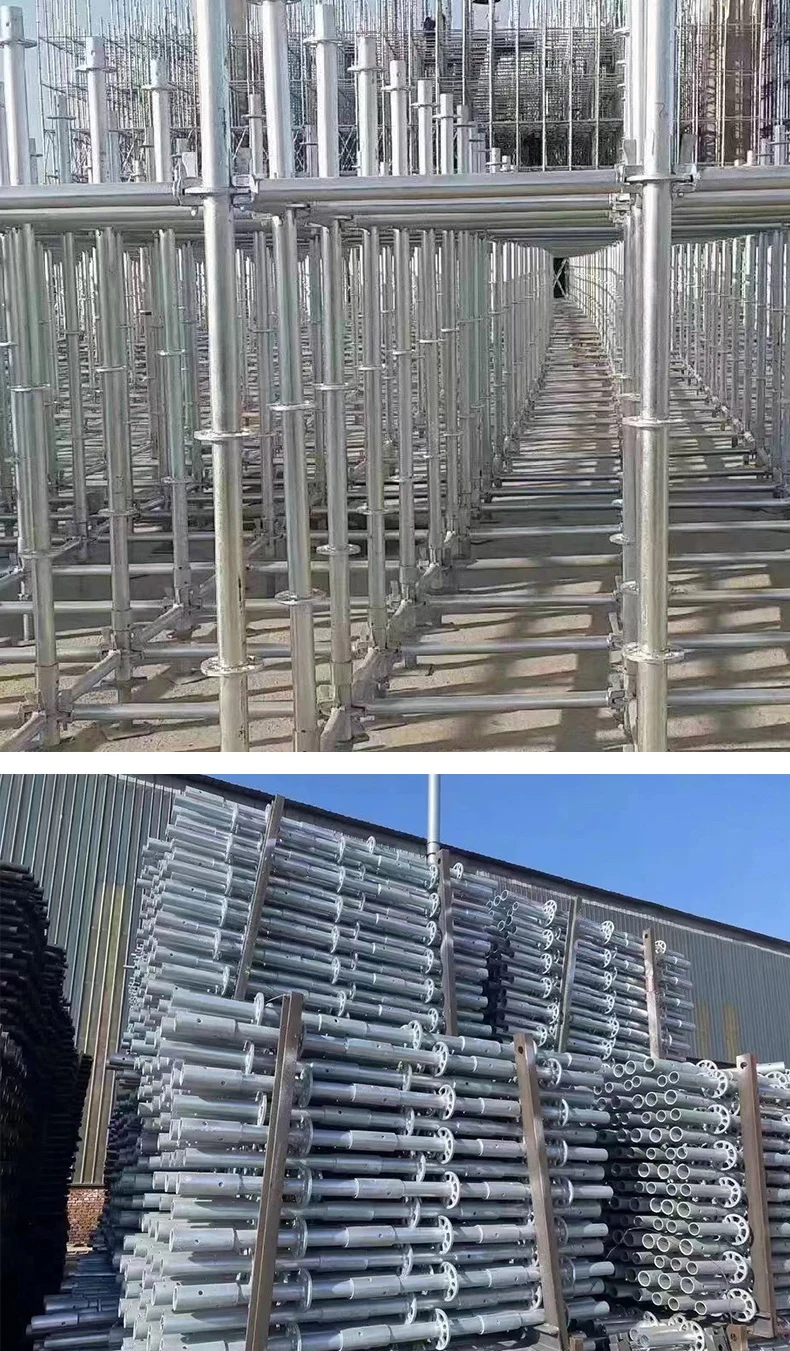 Construction HDG Ringlock Scaffolding System Metal Lightweight ...