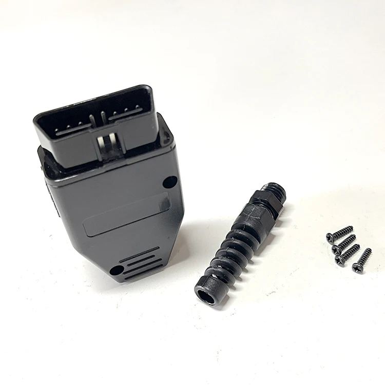 Obd2 Male Connector Shell - 16 Pin Housing Plug Enclosure
