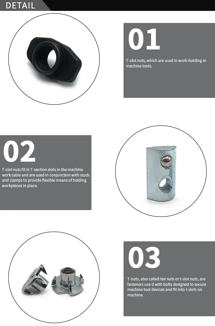 T Nut Square Aluminum Profile 1/4-20 - Durable & Versatile