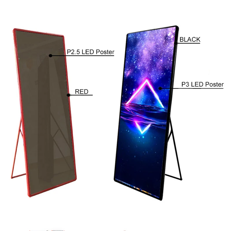 Led Poster Case Wifi Control Poster Led Display P1.86 P2 P2.5 Poster ...
